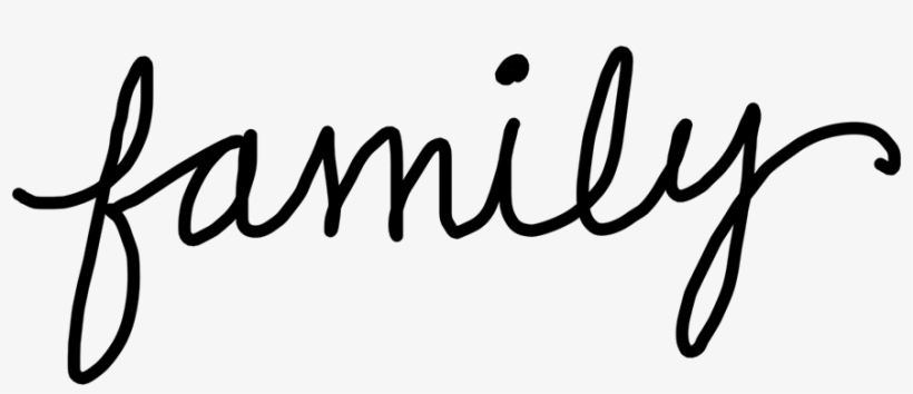 Family Word Art Png