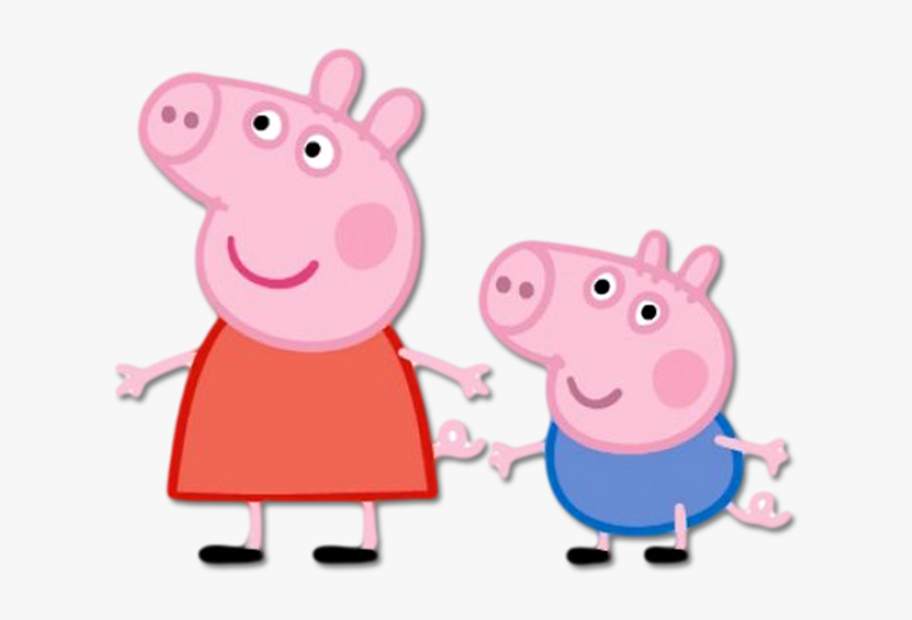 Peppa Pig Png Pack - Peppa Pig From The Front - 619x477 PNG Download ...