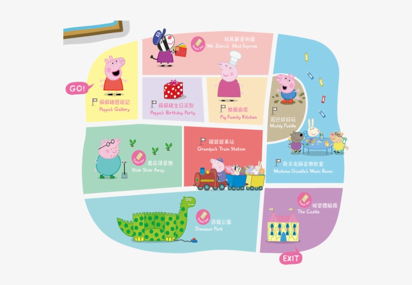 Peppa Pig Super Pro 粉紅豬小妹超級互動展 - Cartoon - 570x501 PNG Download - PNGkit