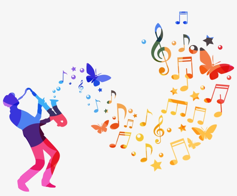 Musician Watercolor Painting Musical Note - Watercolor Music Notes ...