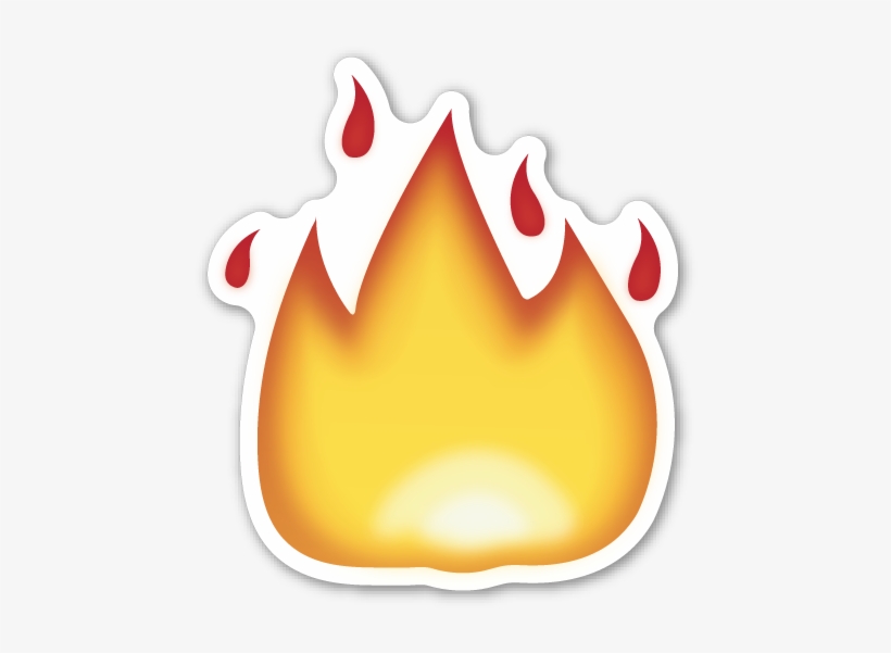 Fire Emoji Whatsapp Emoticon Transparente Transp - Sticker Fire ...