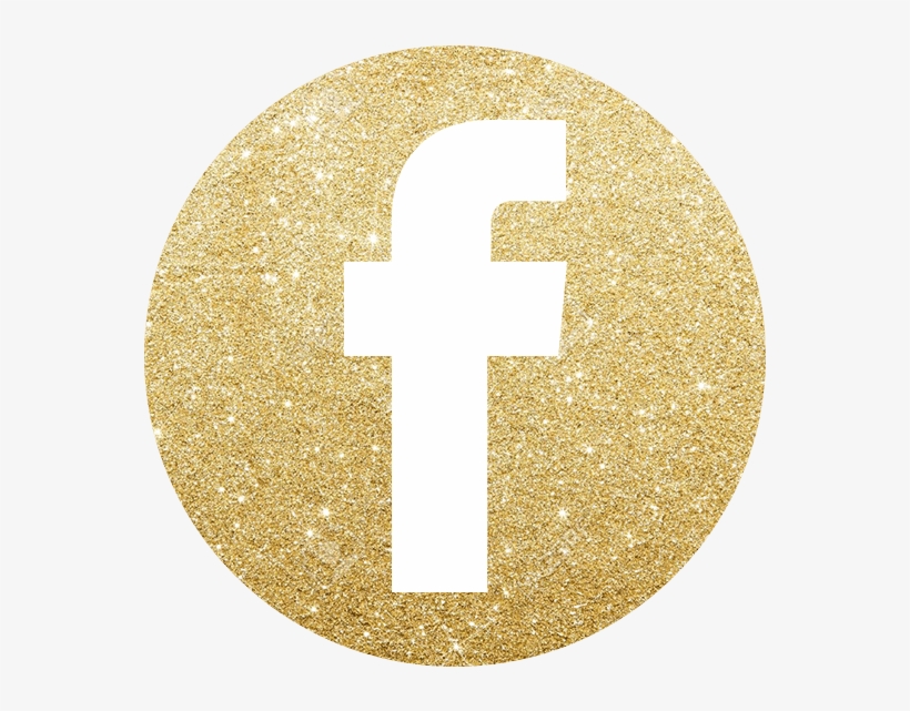 Download Transparent Facebook-icon - Gold Facebook Logo Png - PNGkit