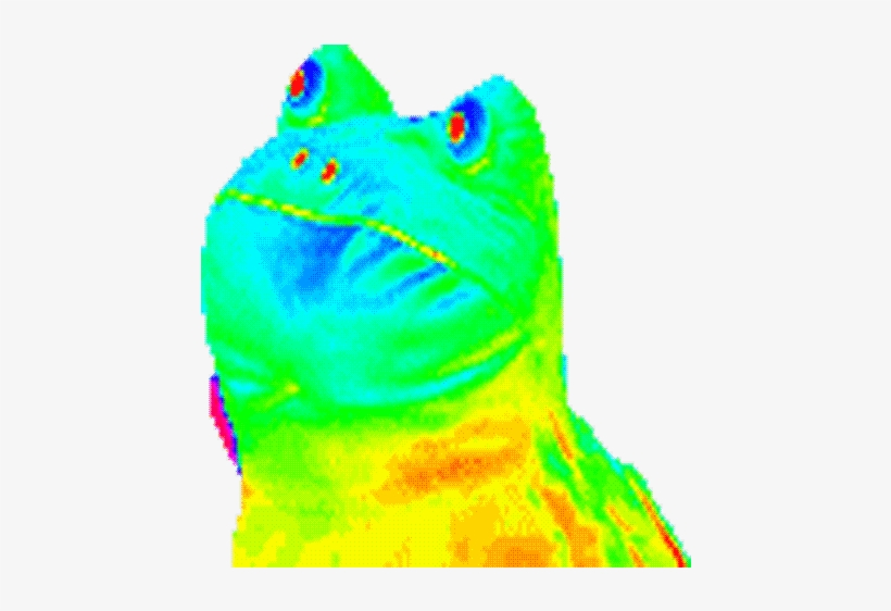 Download Transparent Get Out Frog - Pepe The Frog Rainbow Gif - PNGkit