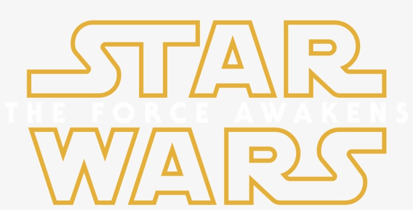 Star Wars The Force Awakens Transparent Logo - Star Wars - 4050x1850 ...