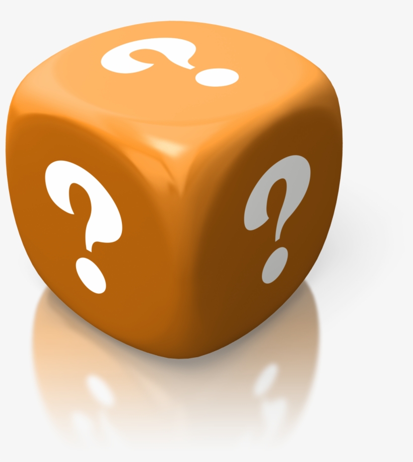Question Marks On A Golden Die - Any Questions Animated - 1600x1600 PNG ...