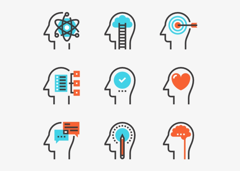 Head Brain Icons - Vector Icon Brain - 600x564 PNG Download - PNGkit