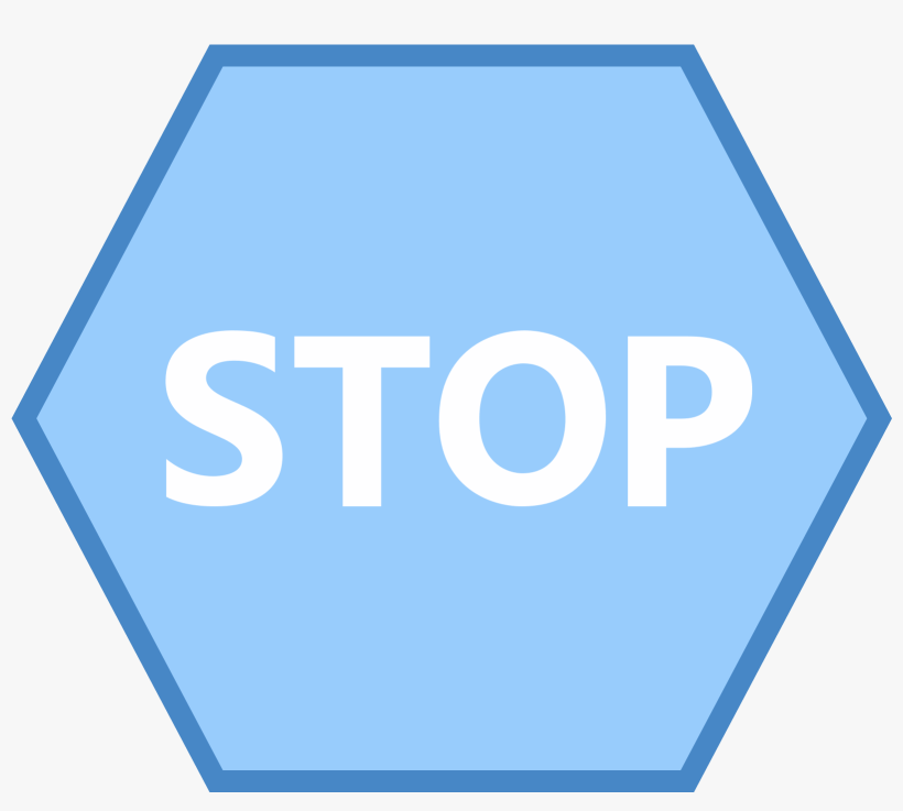 Stop Sign Icon Png - Stop Sign - 1600x1600 PNG Download - PNGkit