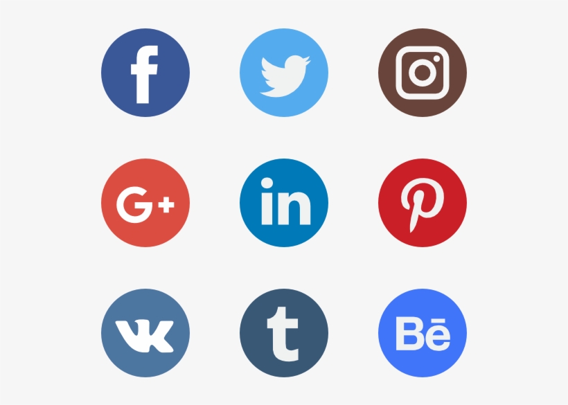 Social Network Logo Collection - Png Format Social Media Logos Png ...