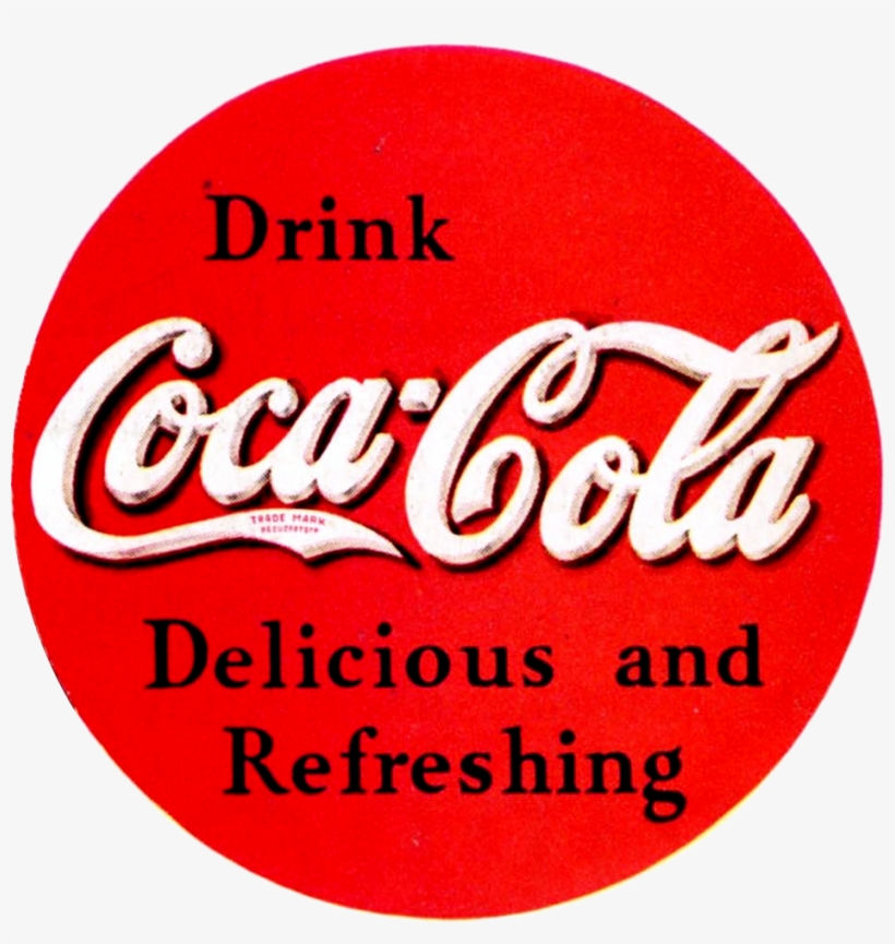Coca-cola Ad Logo 1934 - Emblem - 939x945 PNG Download - PNGkit