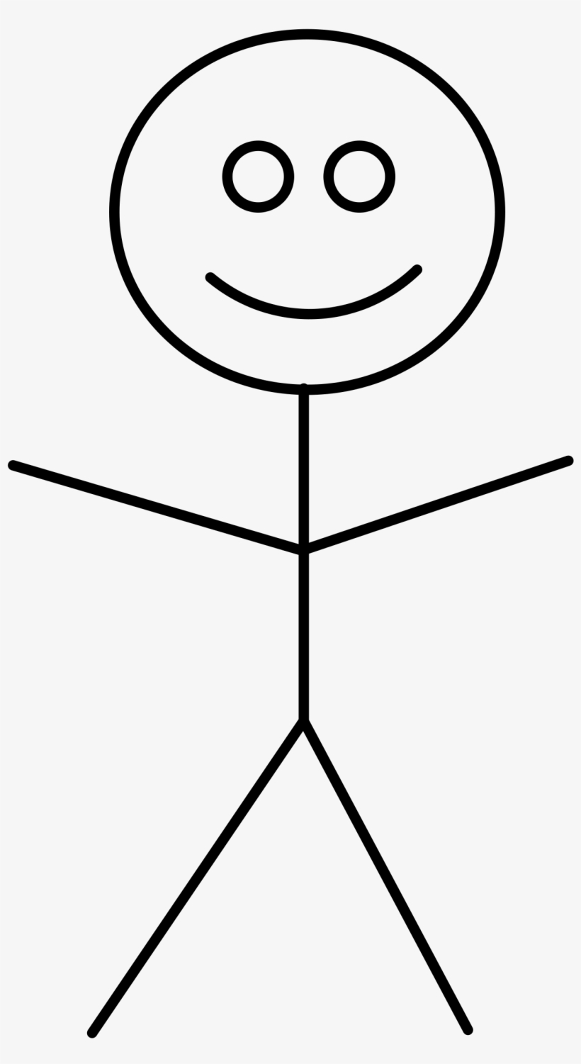 Download Transparent Man Stick Figure Png Banner Black And White Stock ...
