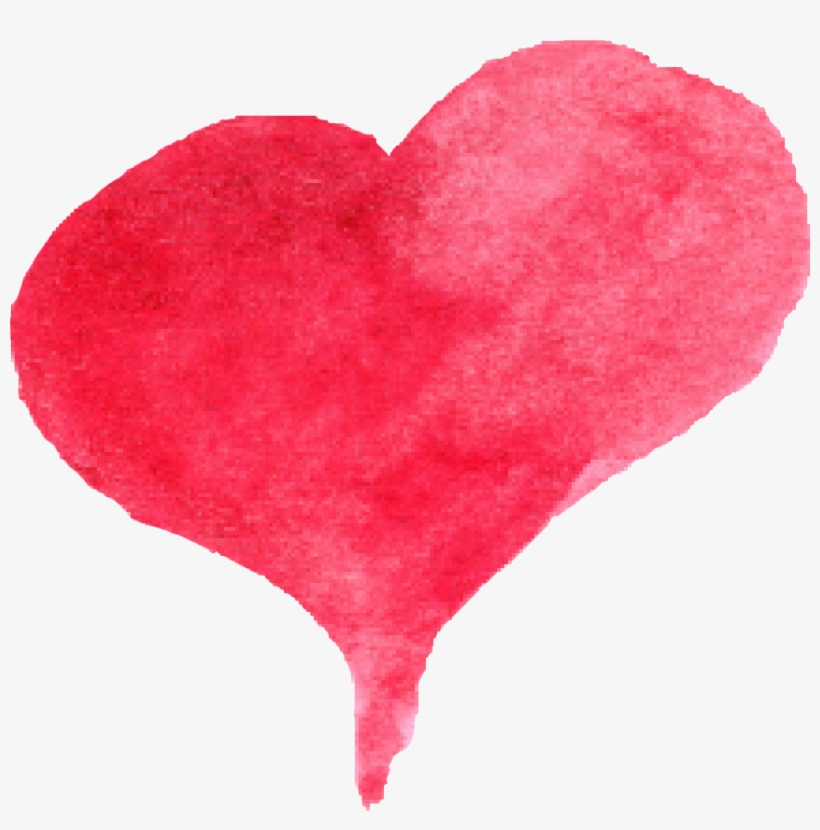 Vector Heart Watercolor - Water Color Heart Png - 856x825 PNG Download ...