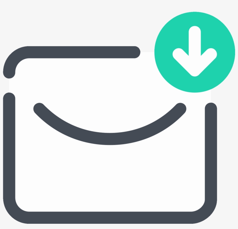 Download Mail Icon - Icon - 1600x1600 PNG Download - PNGkit