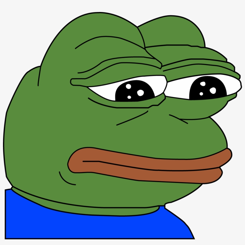 Pepe Sad - 590x590 PNG Download - PNGkit