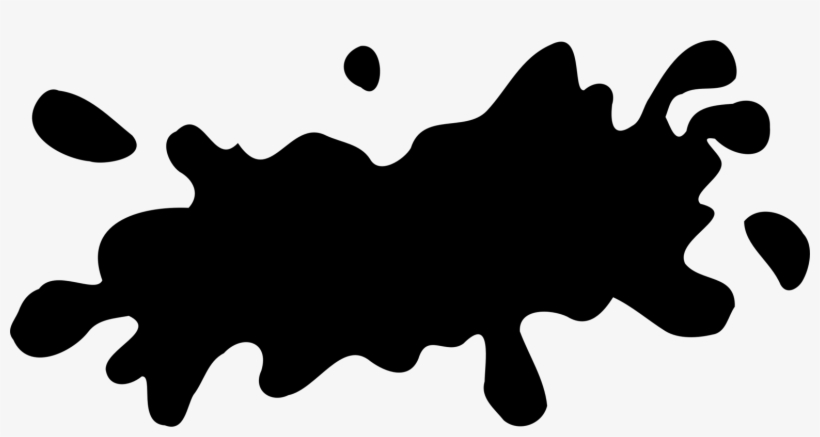 Computer Icons Watercolor Painting Download Black - Splat Png ...