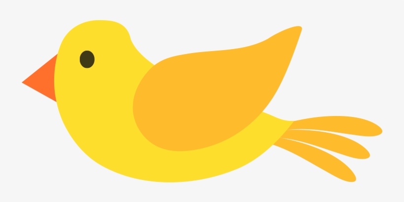 Yellow Bird Illustration Vector And Png - Illustration - 1200x628 PNG ...