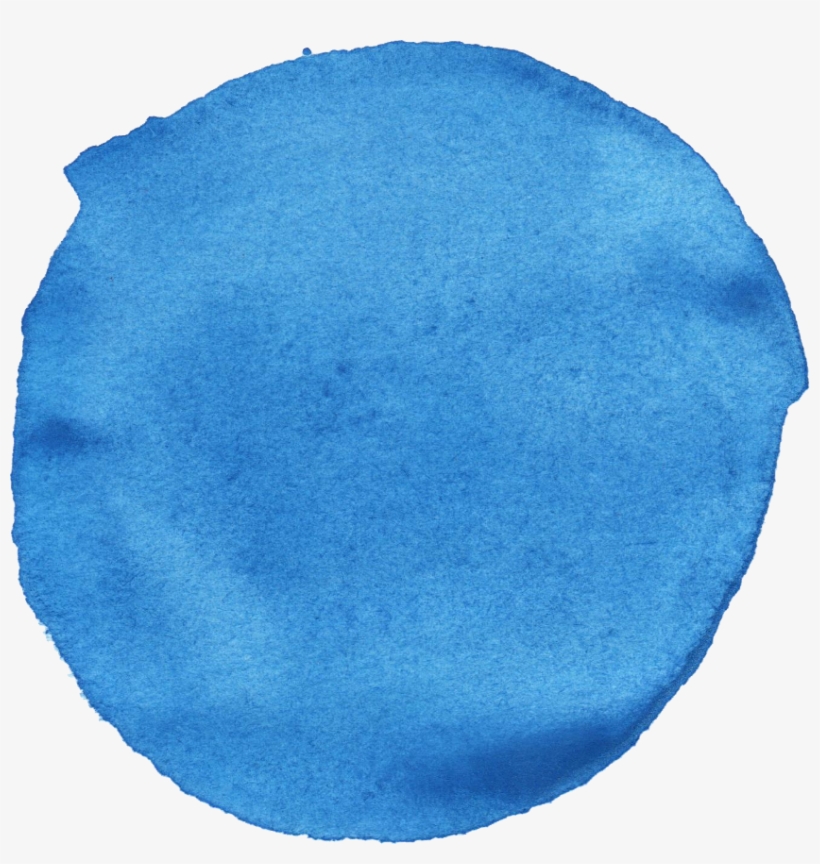 Free Download - Blue Watercolor Circle Png - 847x852 PNG Download - PNGkit