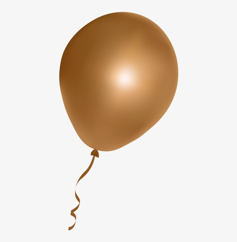 Golden Brown Balloon Png Image - Brown Balloon Png - 500x820 PNG ...