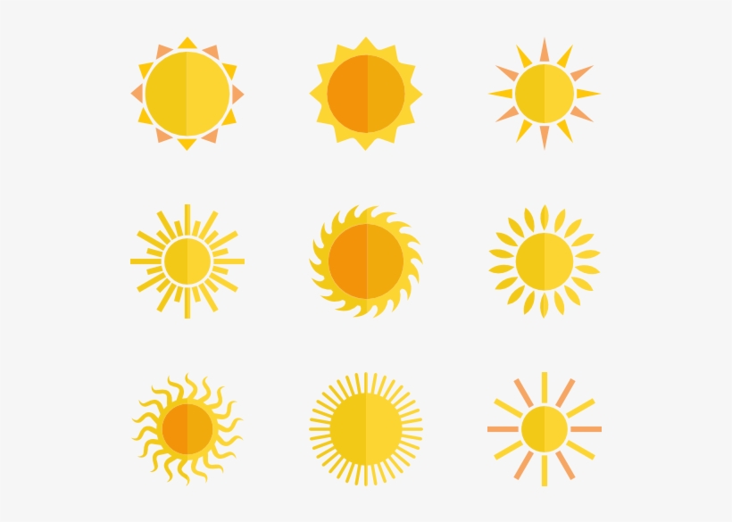 Sun Icon Elements - Sun Icon Vector - 600x564 PNG Download - PNGkit