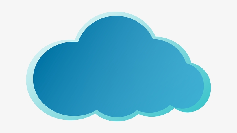 Blue Cloud Clip Art At Clker - Ulap Clipart - 600x358 PNG Download - PNGkit