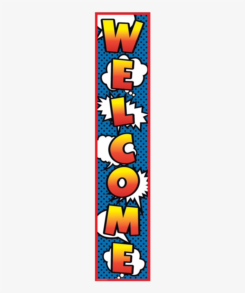 Tcr5644 Superhero Welcome Banner Image - Superhero Welcome - 900x900 ...