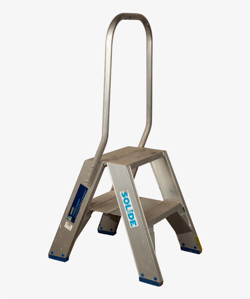 Download Transparent Aluminium Ladder With Platform - Ladder - PNGkit