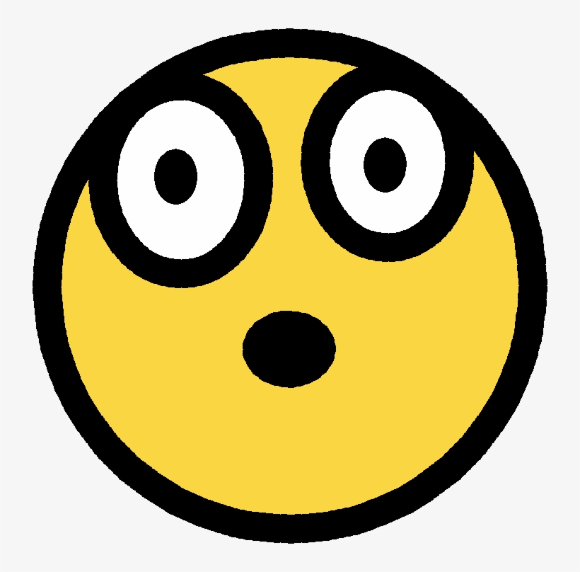Shocked Smily Face - Shocked Smiley Face - 728x728 PNG Download - PNGkit