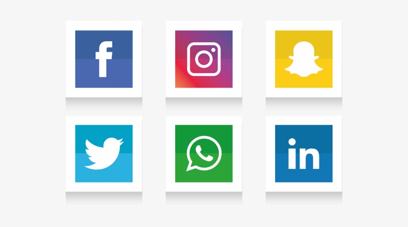 Social Media Icons Set - Social Media Logos Transparent - 640x640 PNG ...
