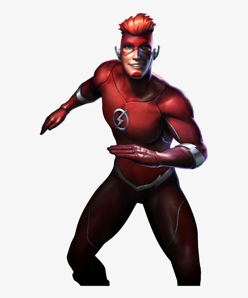 Flash Wally West Injustice - 560x904 PNG Download - PNGkit