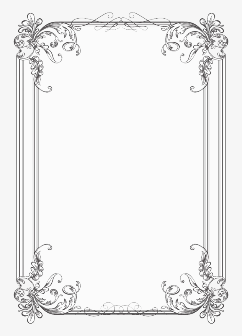 Free Frames And Borders Png - Wedding Borders And Frames - 740x1070 PNG ...