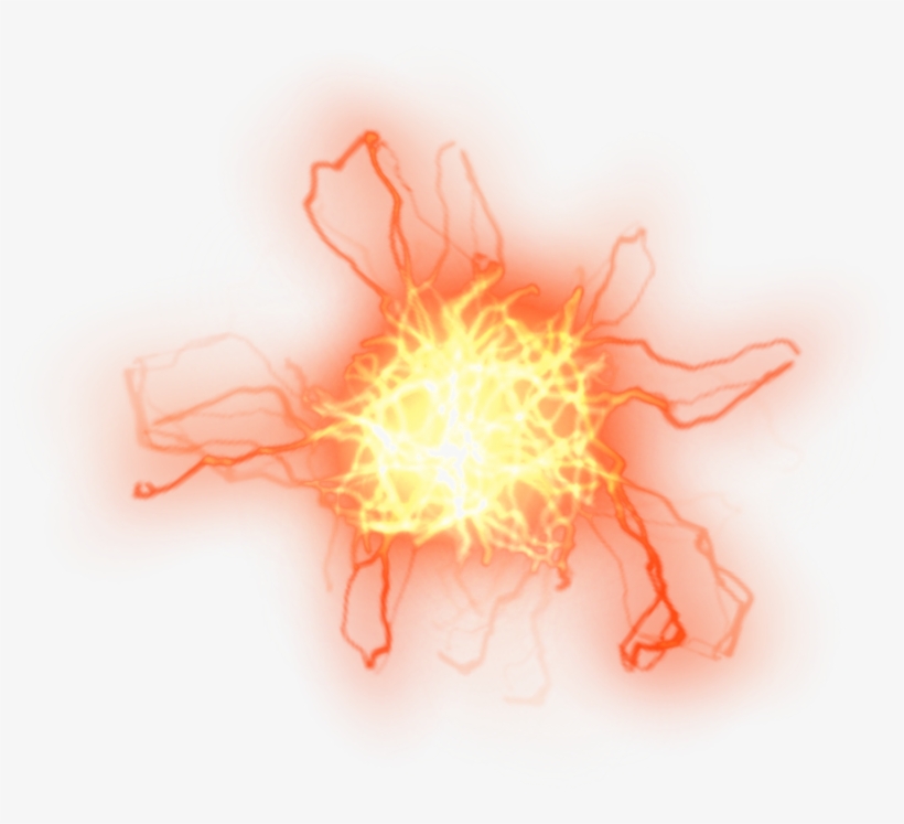 Download Transparent Lightning Png Image - Orange Lightning Effect - PNGkit