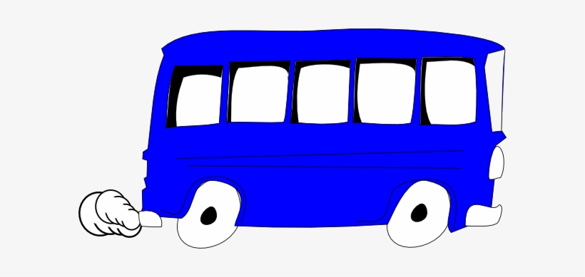Blue Bus Clipart - Bus - 600x309 PNG Download - PNGkit