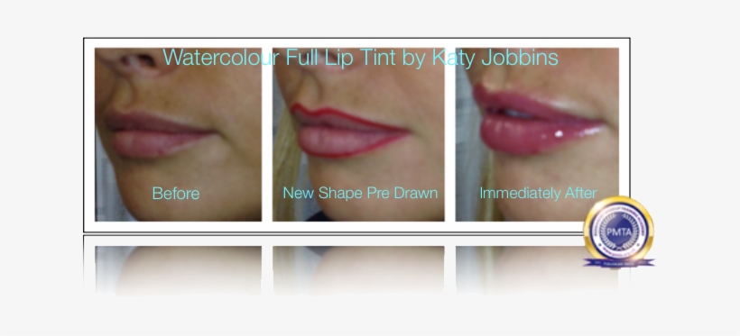 Before During & After Redefine Lip Shape By Katy Jobbins - Lip Gloss ...