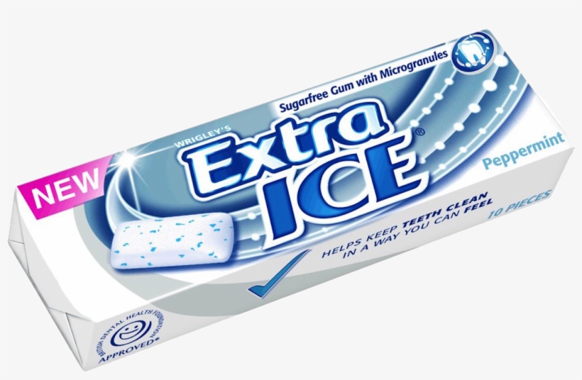Chewing Gum Free Png Picture - Extra Ice Peppermint Gum 10 Pieces ...