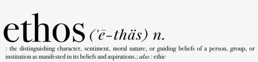 Ethos - Definition - Stillmotion - 1000x625 PNG Download - PNGkit