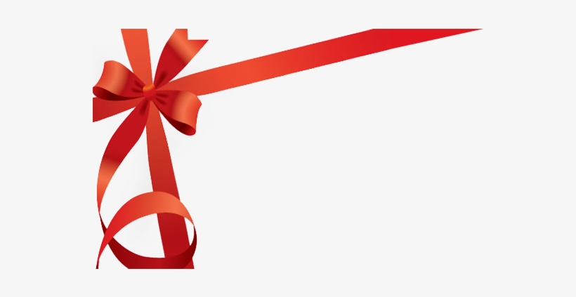 Corner Gift Ribbon-png - Gift Ribbon Design Png - 985x342 PNG Download ...