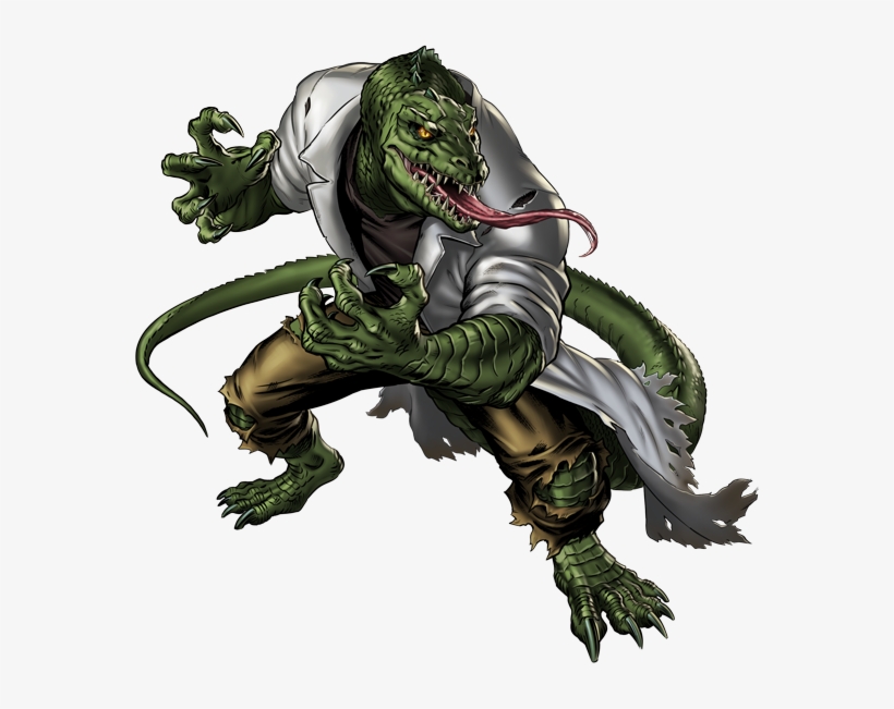 Lizard Hero Portrait Art - Lizard Spiderman Png - 630x585 PNG Download ...