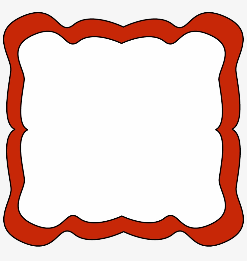 Bracket Frame Clipart - Red Border Clipart Png - 808x788 PNG Download ...
