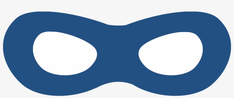 Superhero Mask Free Printable Blue - Superhero Mask No Background ...