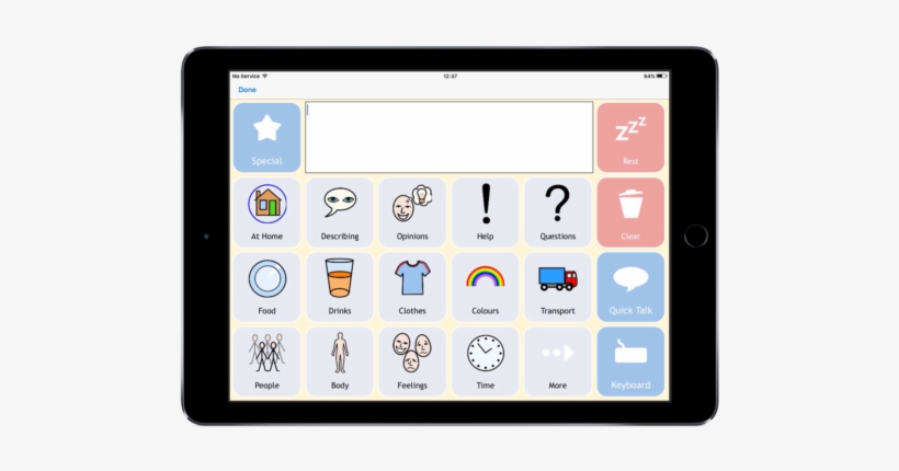 Grid Player Comes With Four Grid Sets - Grid 3 For Ipad - 634x420 PNG ...