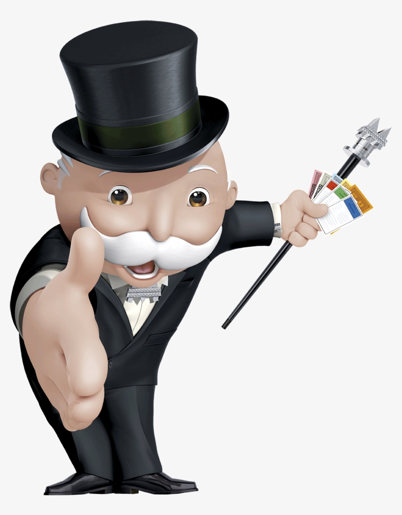 Games - Monopoly - Monopoly Man Transparent Background - 833x1029 PNG ...