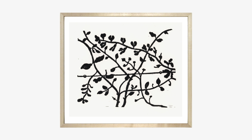 Vine On A Wire - Linocut - 440x440 PNG Download - PNGkit