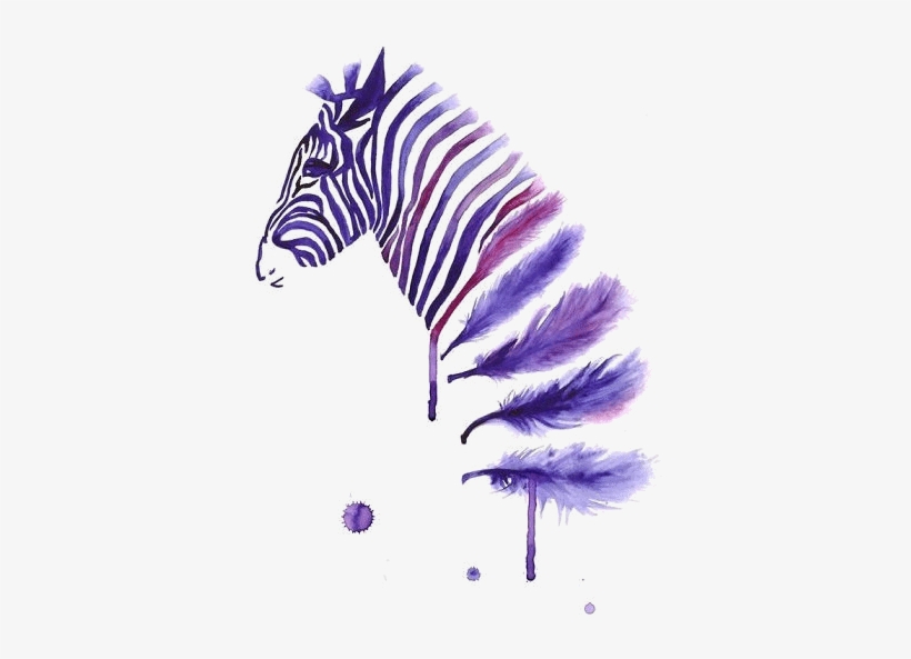 Zebra Feather Art - Zebra Background - 400x550 PNG Download - PNGkit
