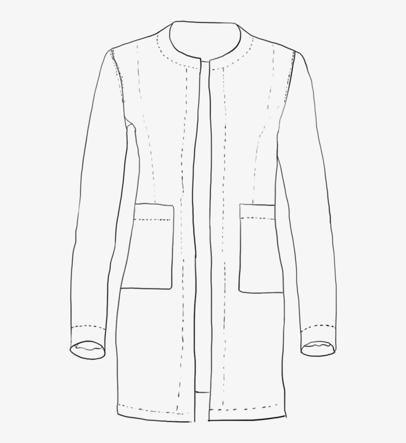 Drawing Jackets Sweater - Cardigan - 1000x1245 PNG Download - PNGkit