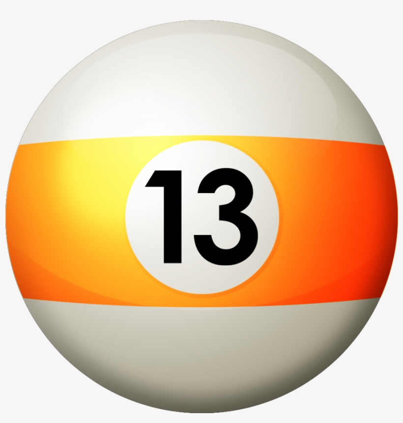 13 Ball Photo 13 Ball Real - 13 Pool Ball Png - 900x900 PNG Download ...