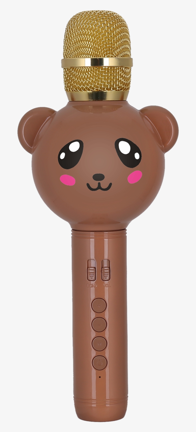 E102 Cute Bear Cartoon Handheld Wireless Karaoke Microphone - Cartoon ...