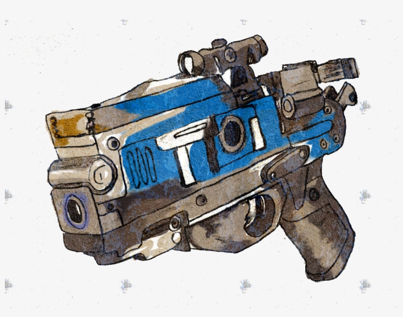 Gun Entry 1 - Firearm - 1054x778 PNG Download - PNGkit