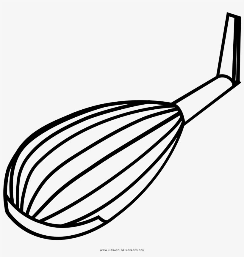 Lute Coloring Page - 1000x1000 PNG Download - PNGkit