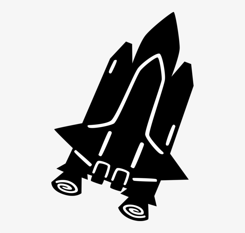 Vector Illustration Of United States Nasa Space Shuttle - 476x700 PNG ...