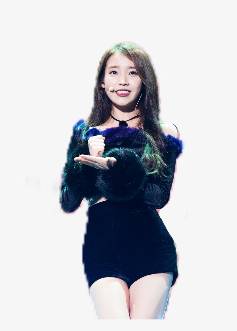 Iu Sticker - Girl - 655x1065 PNG Download - PNGkit
