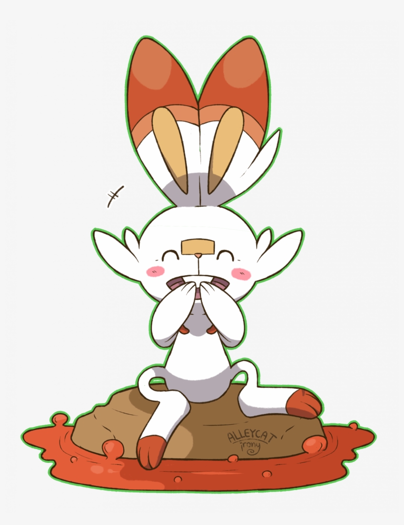 Pkmn3 - Scorbunny Pokemon - 1640x2048 PNG Download - PNGkit